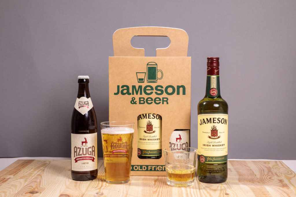 Pachet în ediție limitată Jameson & Beer pentru România